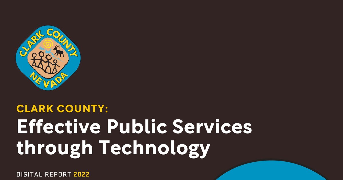 Clark County: Effective Public Services through Technology | Technology ...