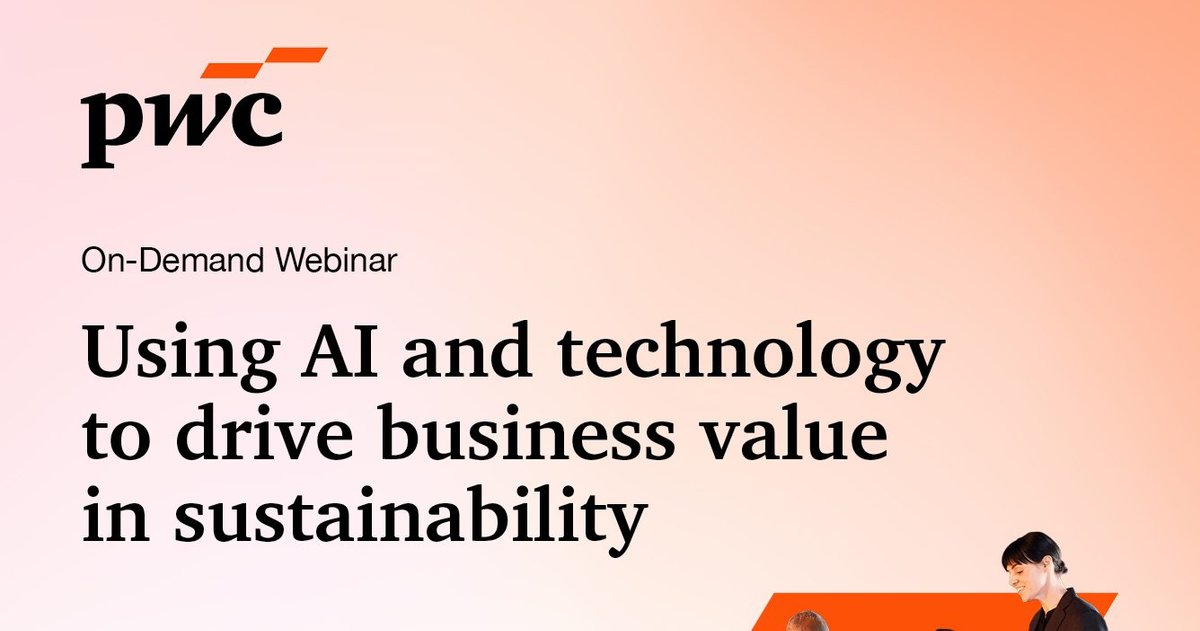 PwC: Using AI and technology to drive business value | Sustainability ...