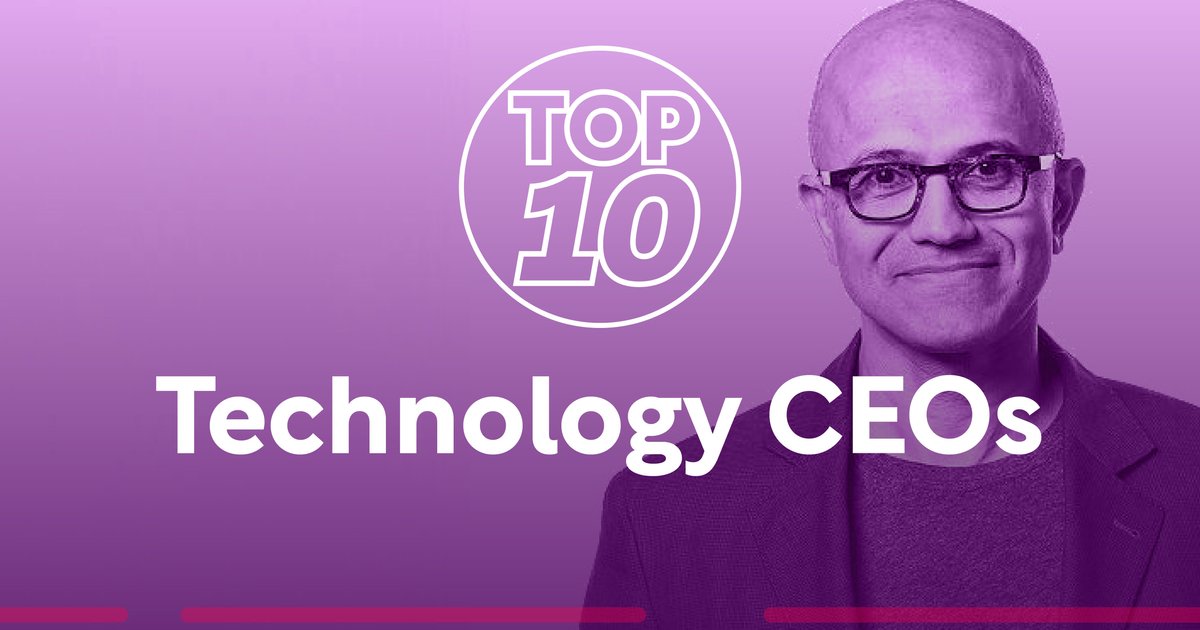Top 10: Technology CEOs | Technology Magazine