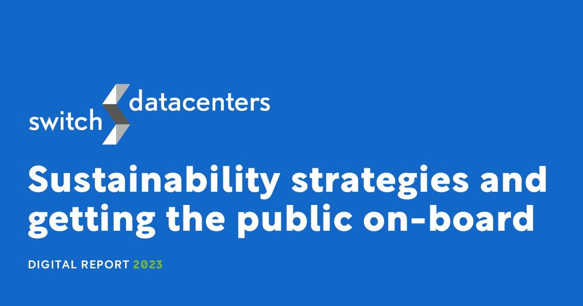 Sustainability strategies and getting the public on-board | Data Centre ...