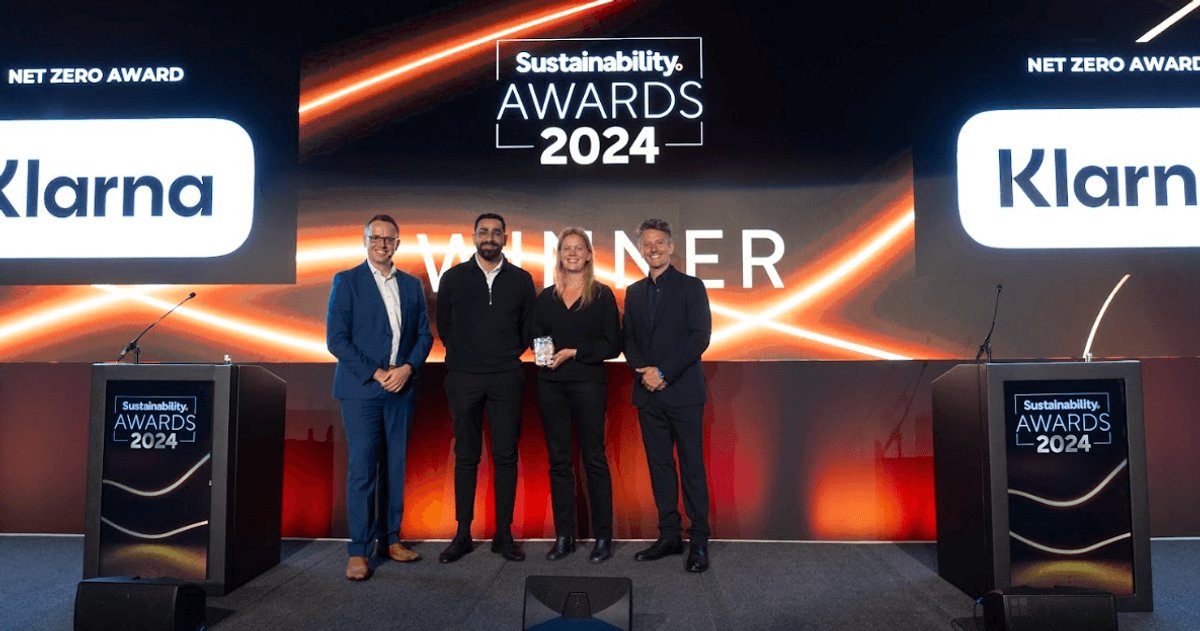 Klarna Wins Net Zero Award at Global Sustainability Awards ...