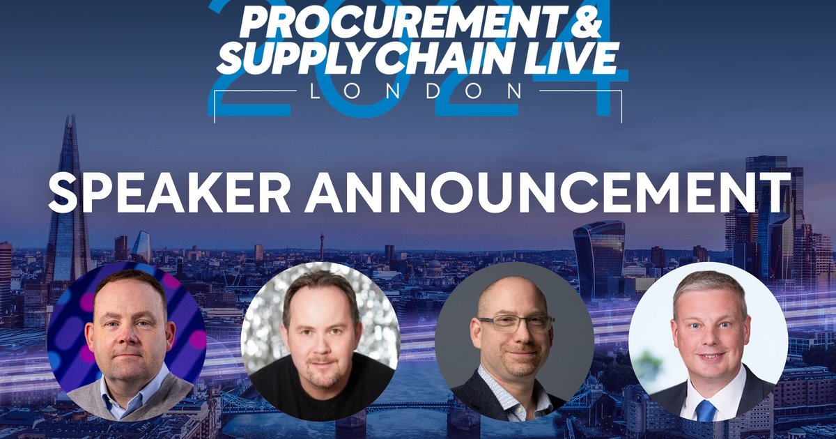 Upcoming Procurement & Supply Chain LIVE London Event | Supply Chain ...
