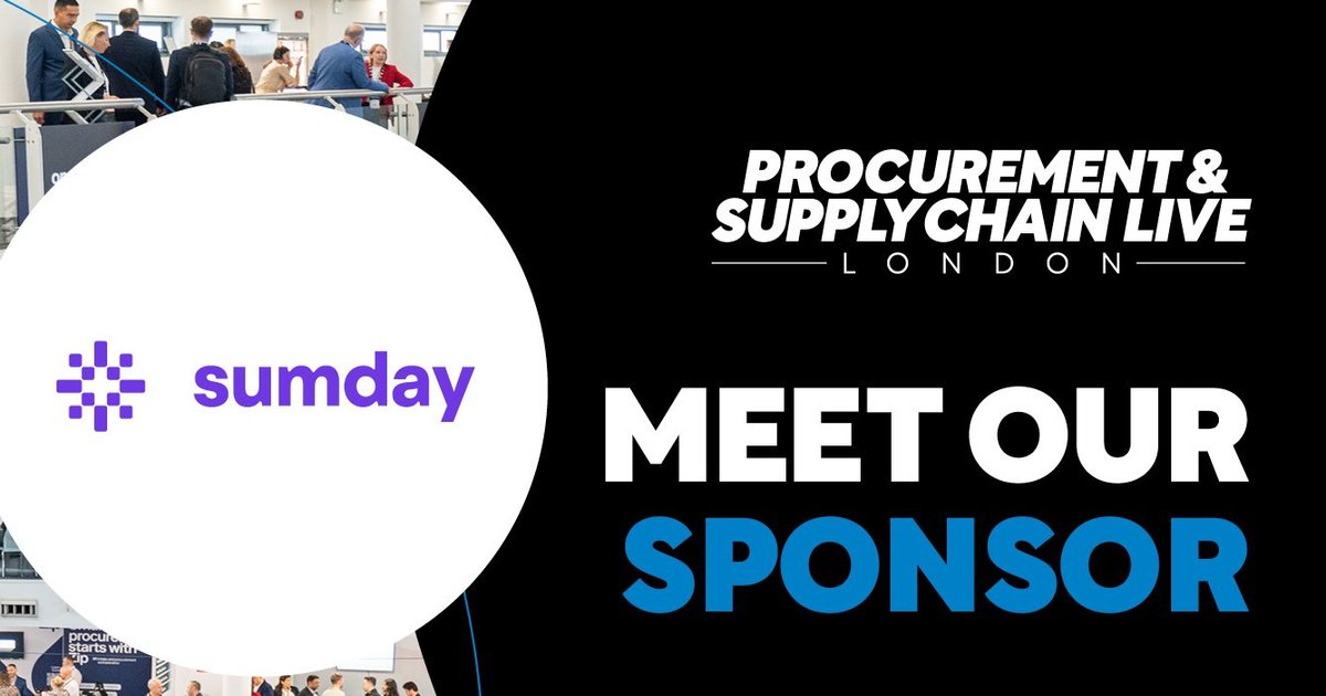 Sumday Sponsors Procurement & Supply Chain LIVE London | Procurement ...