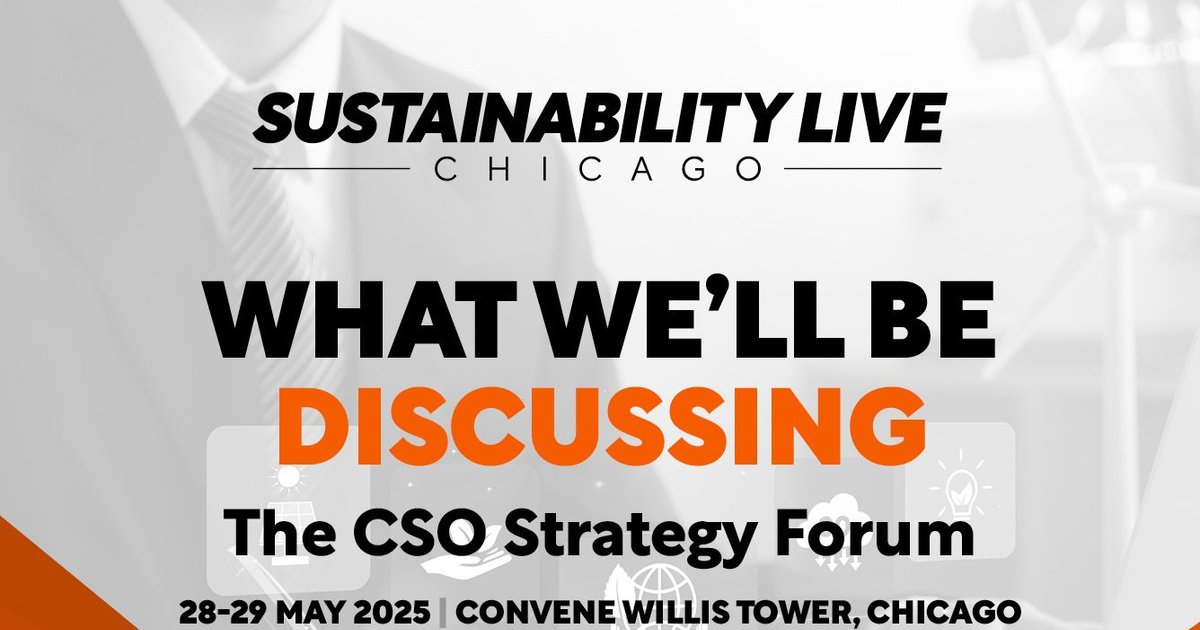 Join the CSO Strategy Forum at Sustainability LIVE Chicago ...