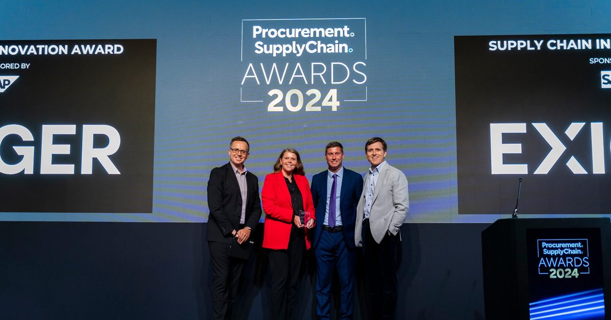 Exiger Wins Supply Chain Innovation at Global P&SC Awards | Supply ...