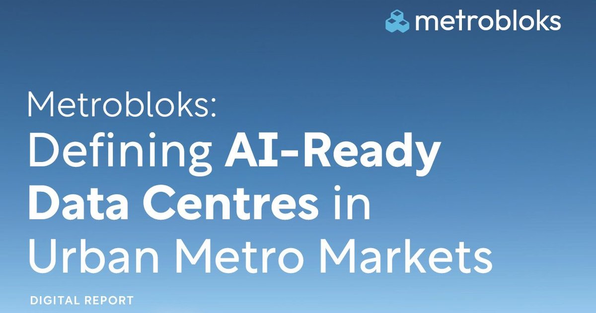 Metrobloks: Defining a New Era for the Data Centre | AI Magazine