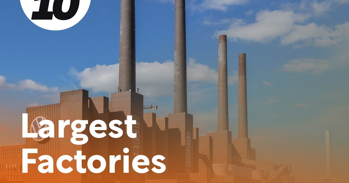 Top 10: Largest Factories | Manufacturing Digital
