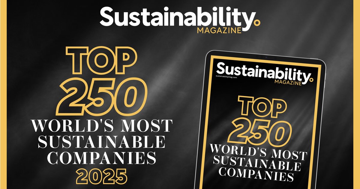 The 250 World's Most Sustainable Companies List 2025 | Sustainability ...