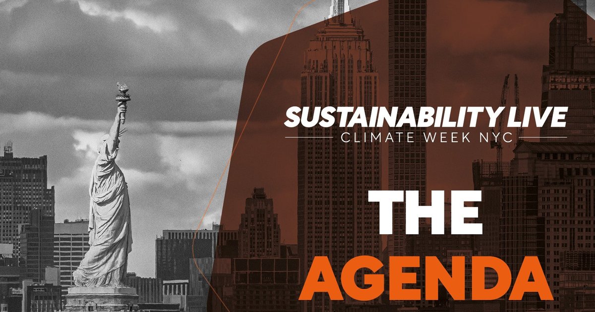 Sustainability LIVE: Climate Week NYC – The Agenda | Sustainability ...