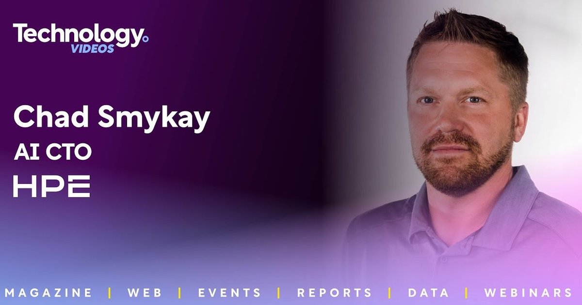 Chad Smykay, AI CTO at HPE | Technology Magazine