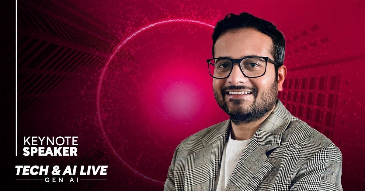 Tech & AI LIVE: Gen AI – Microsoft’s Prerak Garg Keynote | Technology ...