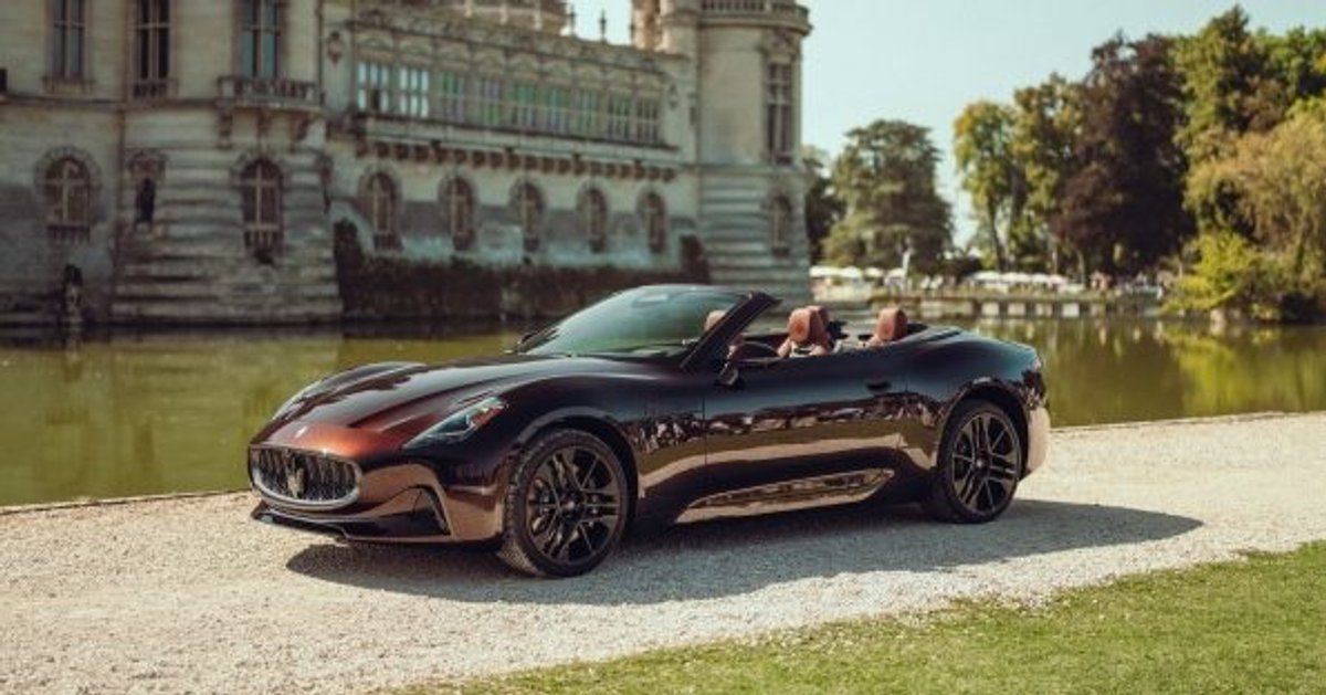 Maserati Unveils GranCabrio Folgore at Chantilly Event | EV Magazine
