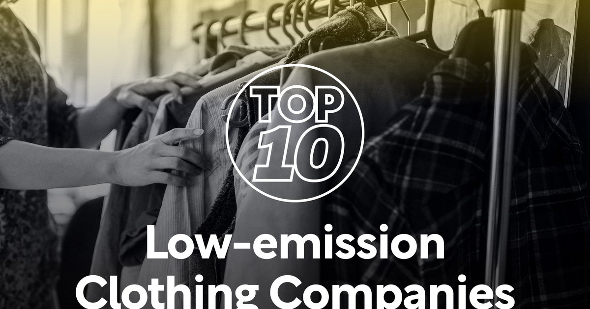 Top 10: Low-Emission Clothing Companies | Scope 3 Magazine