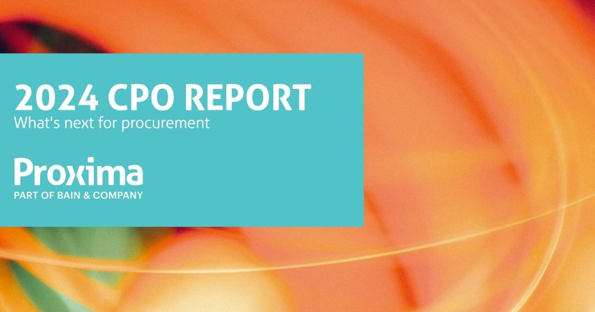 Proxima 2024 CPO Report : Opportunities and Challenges | Procurement ...