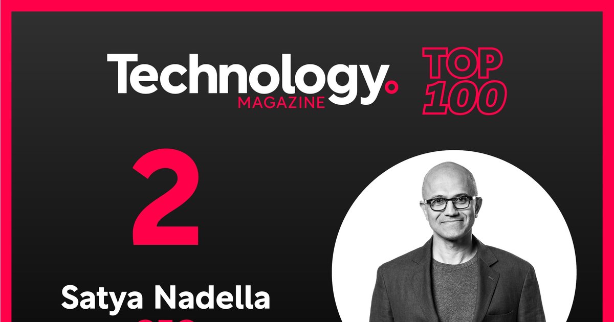 Satya Nadella, CEO, Microsoft: Driving Cloud and AI Growth | Technology Magazine