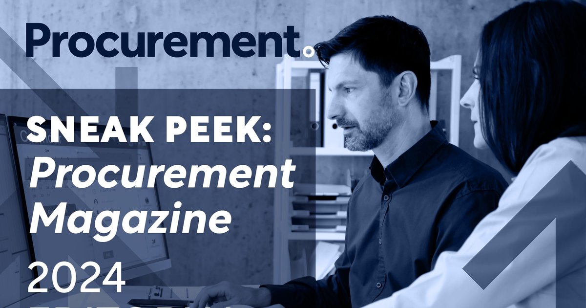 SNEAK PEEK: Procurement Magazine 2024 Editorial Calendar | Procurement ...