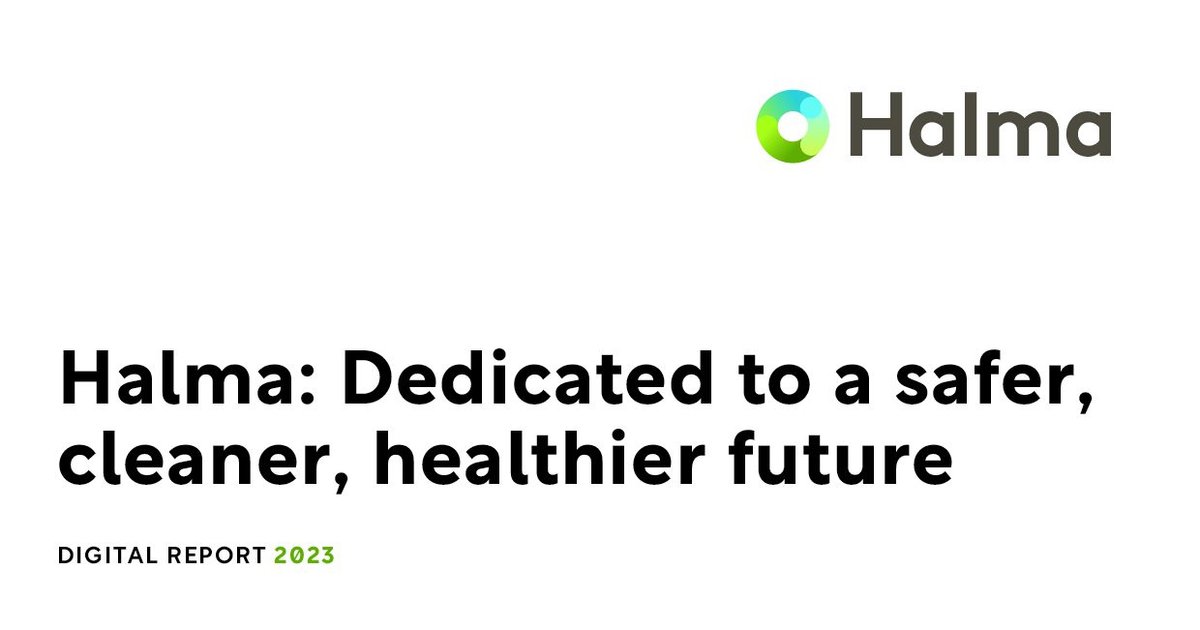 Halma: Dedicated to a safer, cleaner, healthier future | Procurement ...