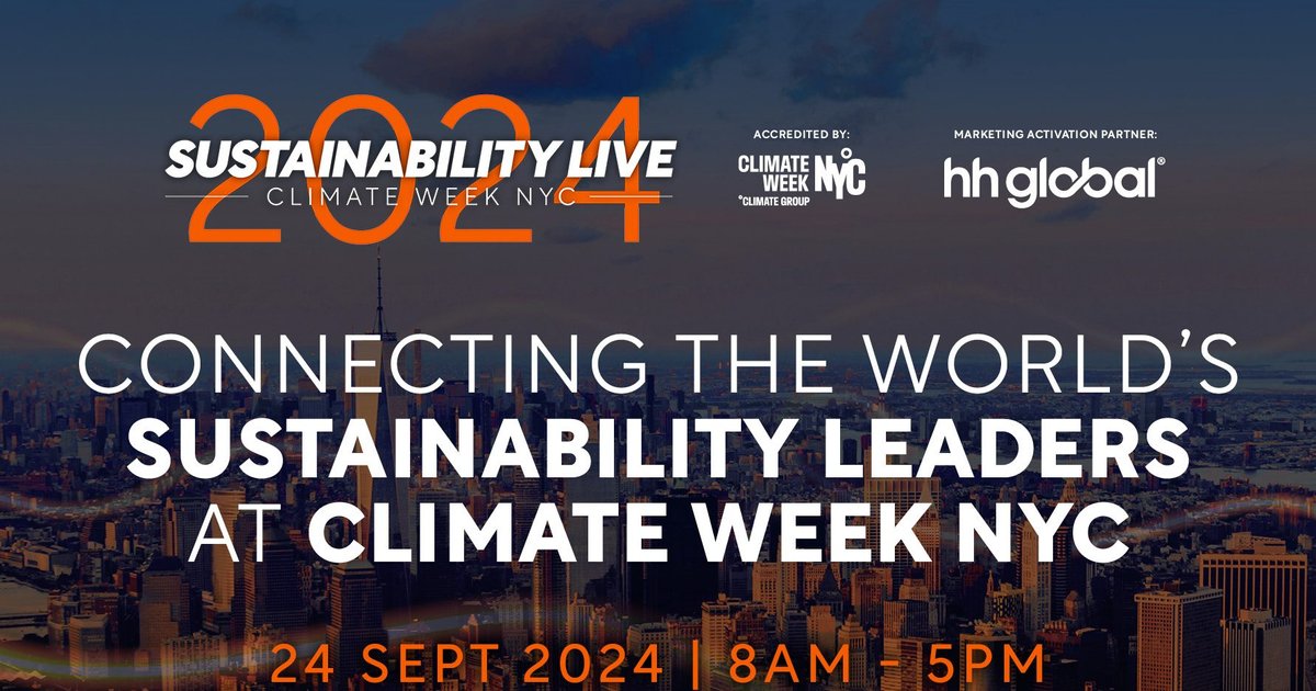 Sustainability LIVE Climate Week NYC: Join the Waitlist ...