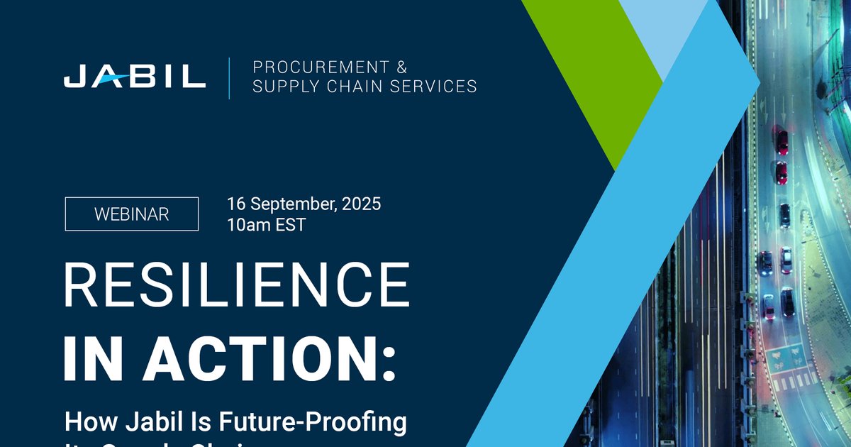 How Jabil Is Future-Proofing Its Supply Chain | Supply Chain Magazine