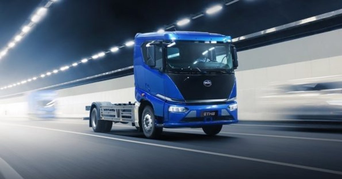 BYD Unveils Innovative ETH8 eTruck at IAA 2024 | EV Magazine