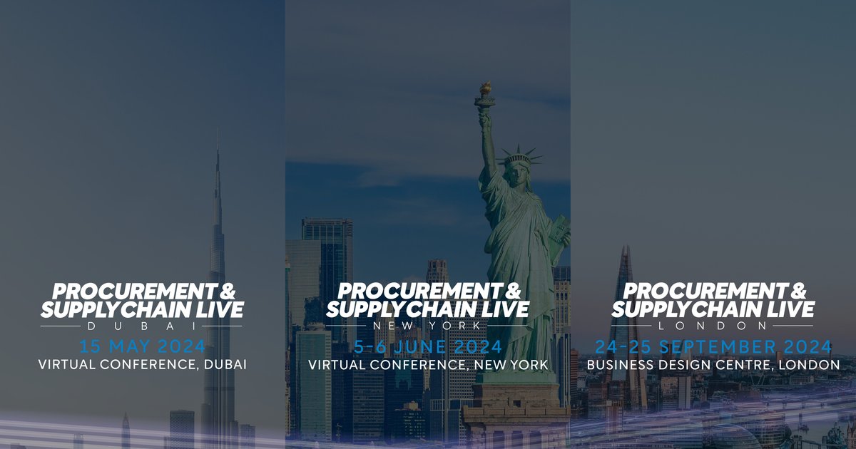Upcoming Events in 2024: Procurement & Supply Chain LIVE | Procurement ...