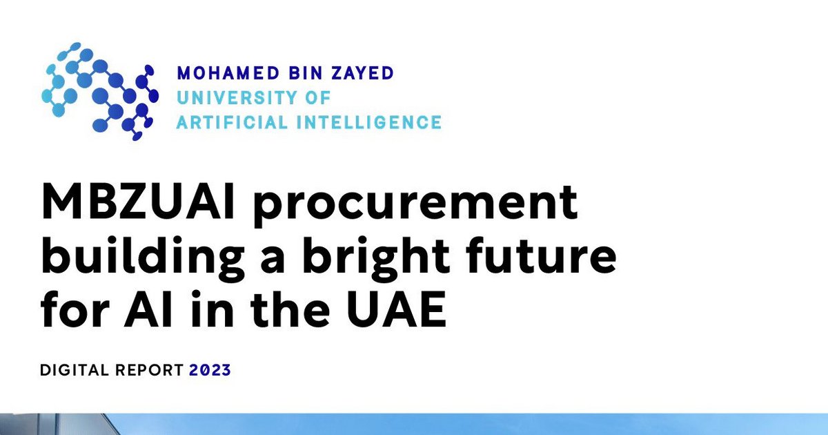 MBZUAI procurement building bright future for AI in the UAE | Procurement Magazine