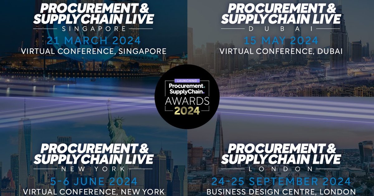 Procurement & Supply Chain LIVE: 2024 Events Breakdown | Procurement ...