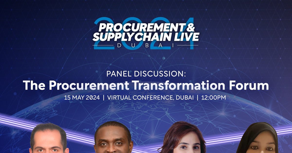P&SC LIVE Dubai: The Procurement Transformation Forum | Procurement ...