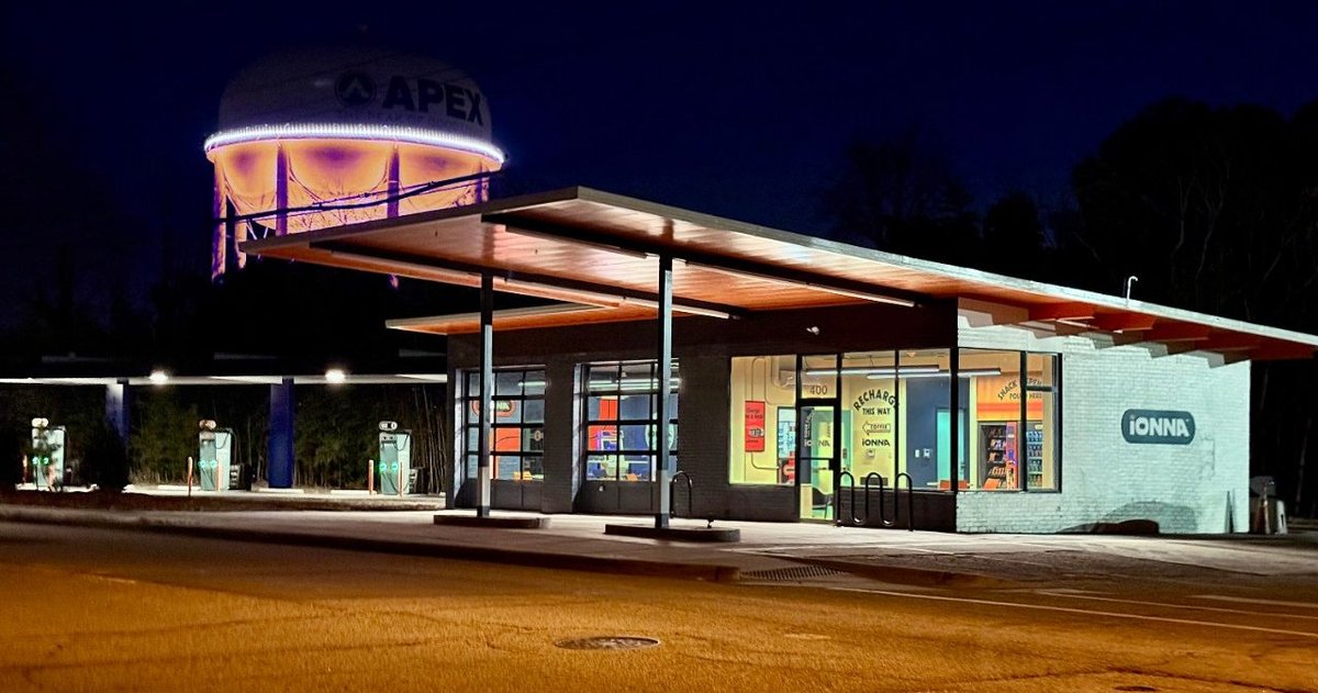 GM Backs IONNA Debuts First "Rechargery" EV Station in NC | EV Magazine