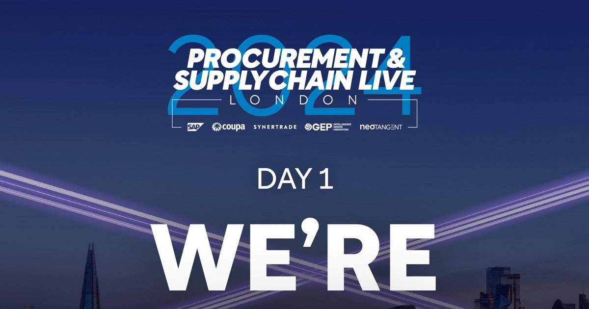 We’re LIVE: P&SC LIVE London Global Summit | Procurement Magazine