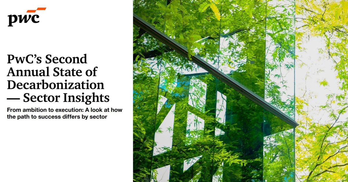 PwC: The Need for Collaboration to Decarbonise Sectors | Sustainability ...