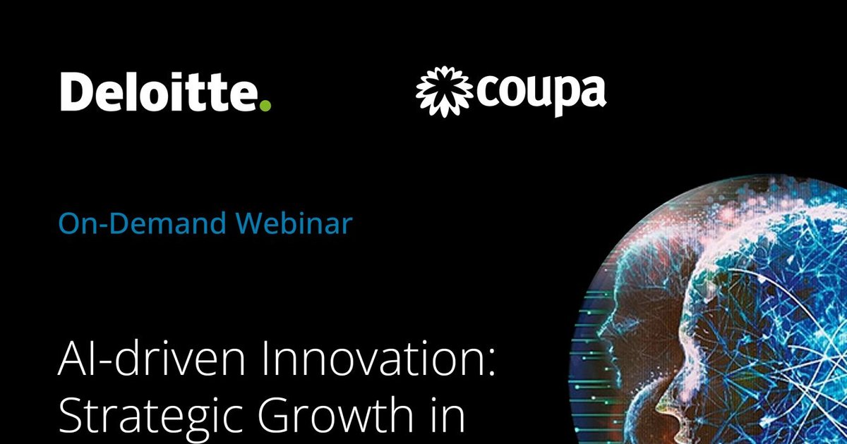 Coupa / Deloitte Webinar: AI Powered Spend Management in TMT | AI Magazine