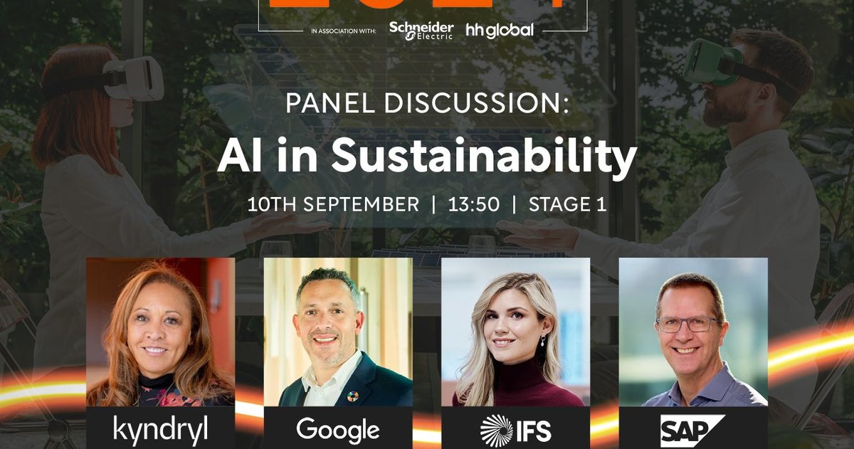 Sustainability LIVE London: AI in Sustainability Panel | Sustainability ...