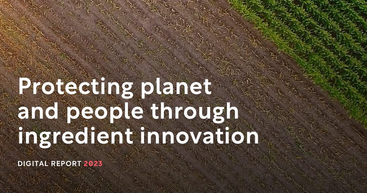 Protecting planet and people through ingredient innovation ...