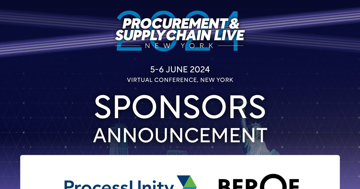 Meet our Sponsors: Procurement & Supply Chain LIVE New York | Supply ...