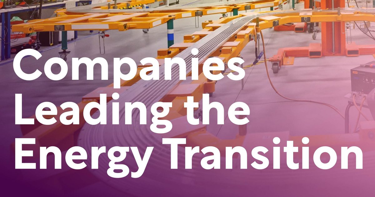 Top 10: Companies Leading the Energy Transition | Energy Digital