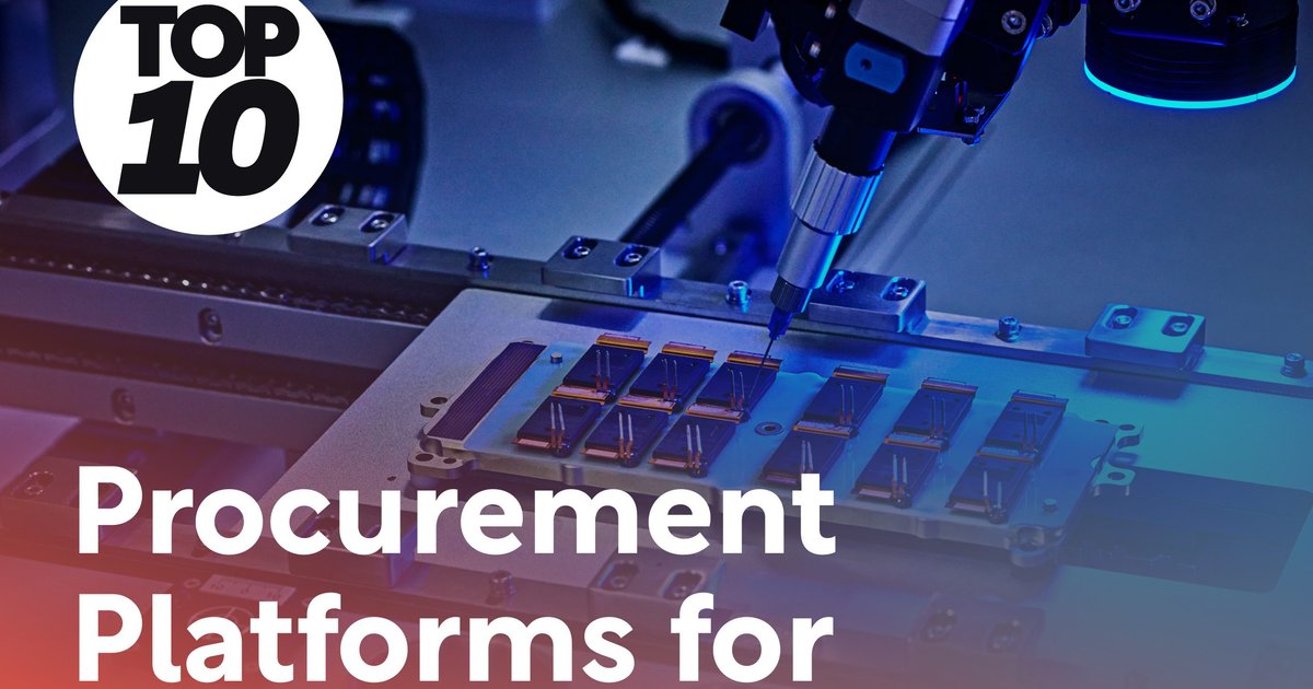 Top 10: Procurement Platforms for Manufacturing | Procurement Magazine