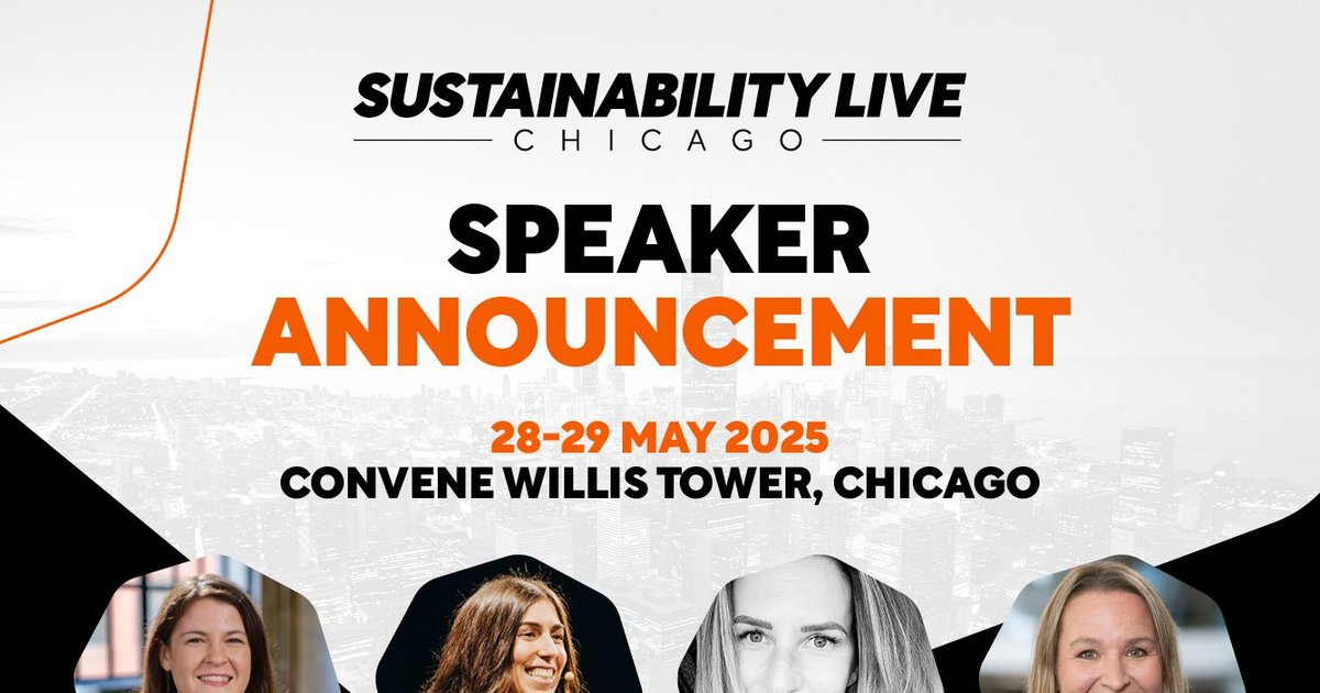 Four New Speakers Join Sustainability LIVE Chicago | Sustainability ...