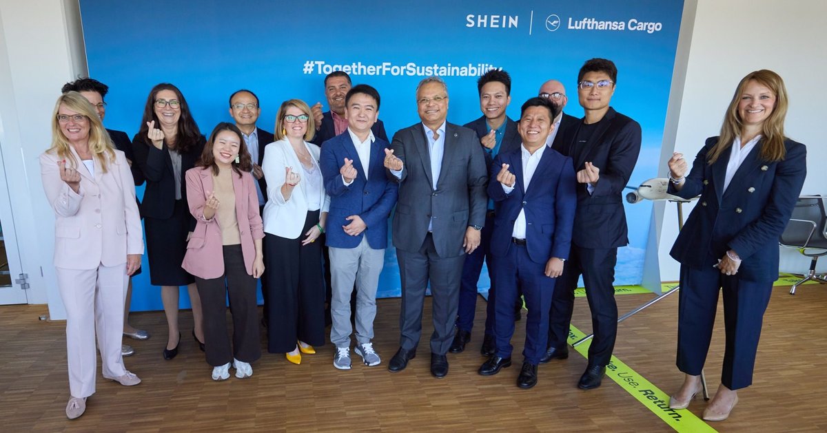 Aviation: SHEIN & Lufthansa Cargo’s Low CO₂ Freight | Sustainability ...