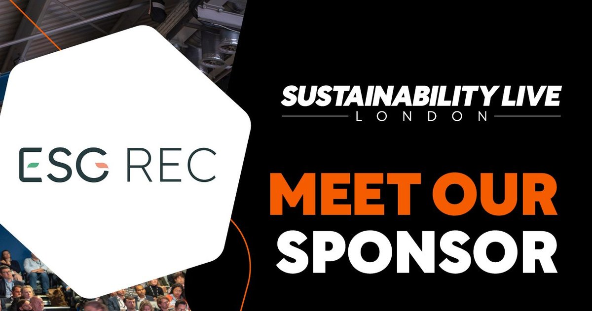 ESG REC Joins as Sponsor for Sustainability LIVE London 2025 | Sustainability Magazine