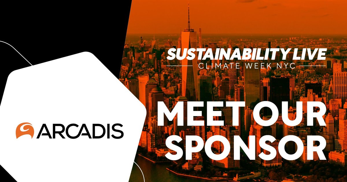 Arcadis Sponsors Sustainability LIVE: Climate Week NYC | Sustainability ...