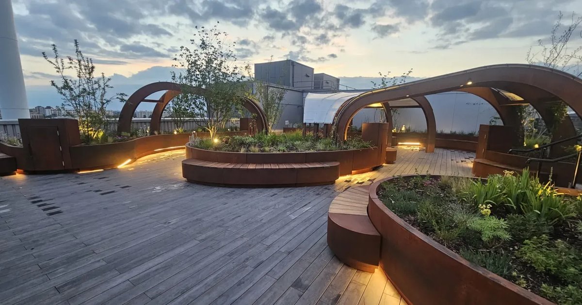 The UK-First Critical Care Roof Garden Opens at King's Trust ...