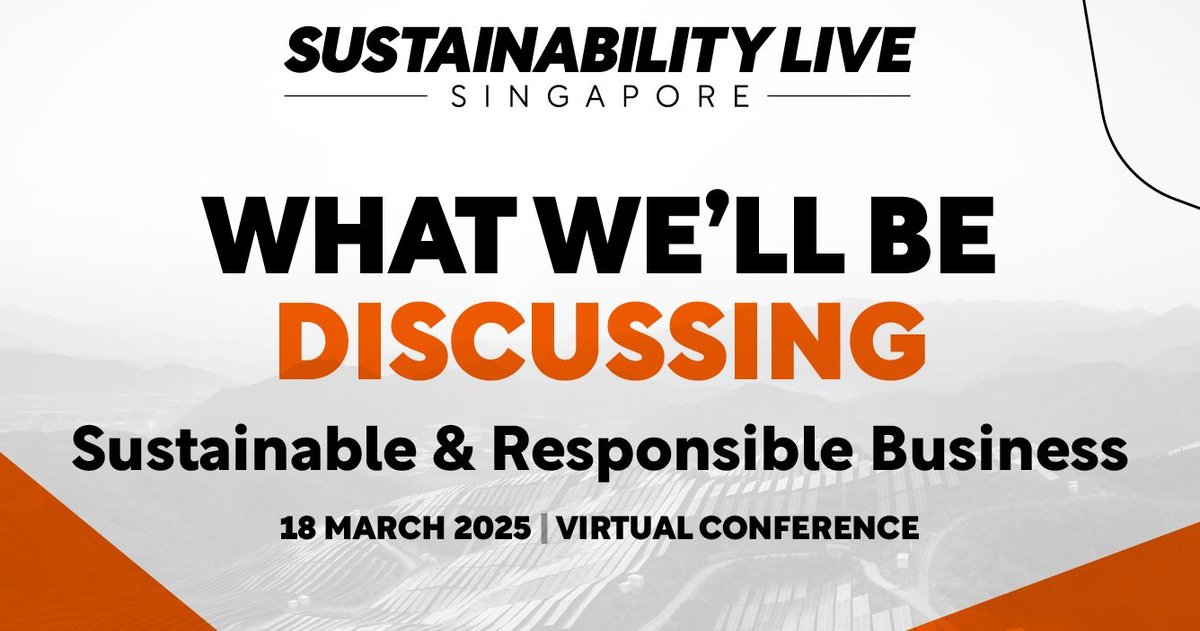 Sustainability LIVE Singapore: Driving Sustainable Business – Green Reporter