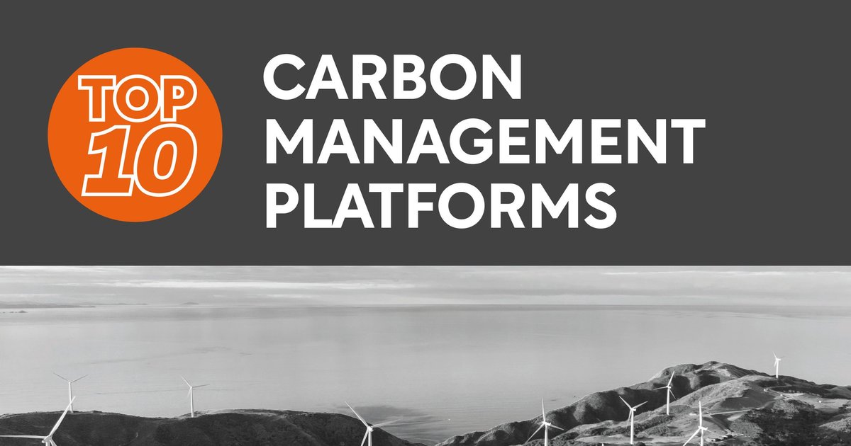 Top 10: Carbon Management Platforms for Manufacturers | Manufacturing ...