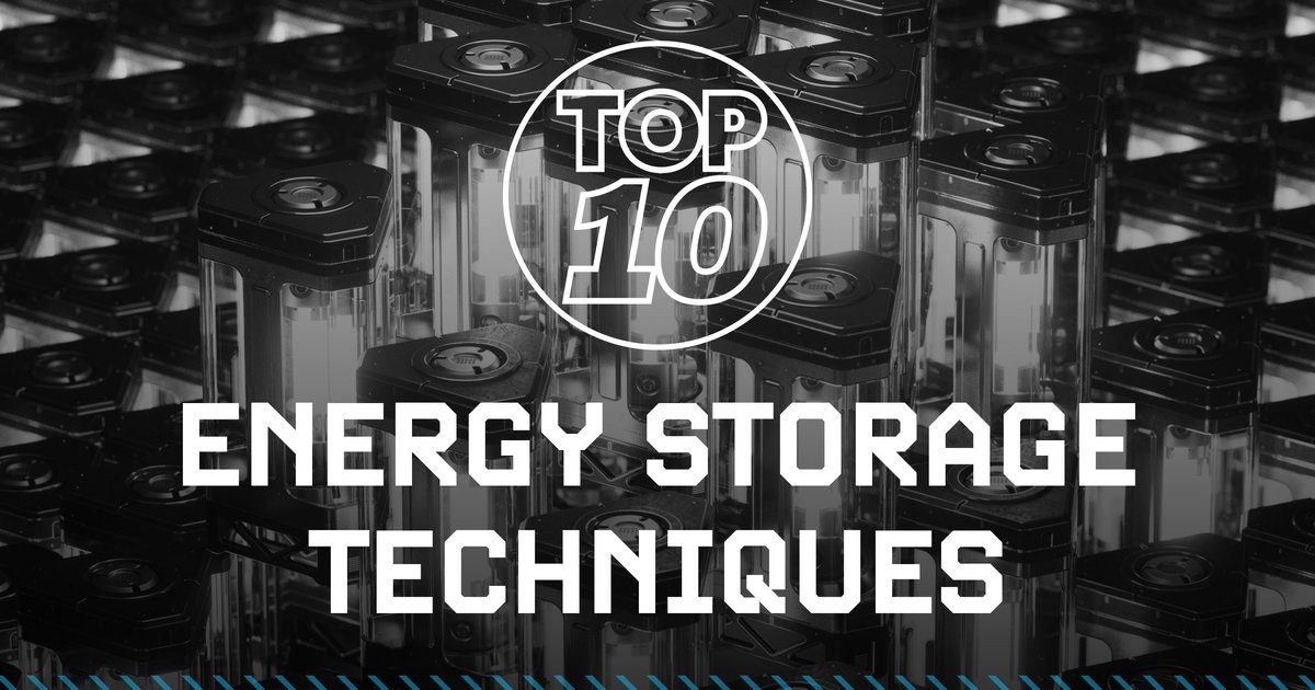 Top 10: Energy Storage Techniques | EV Magazine
