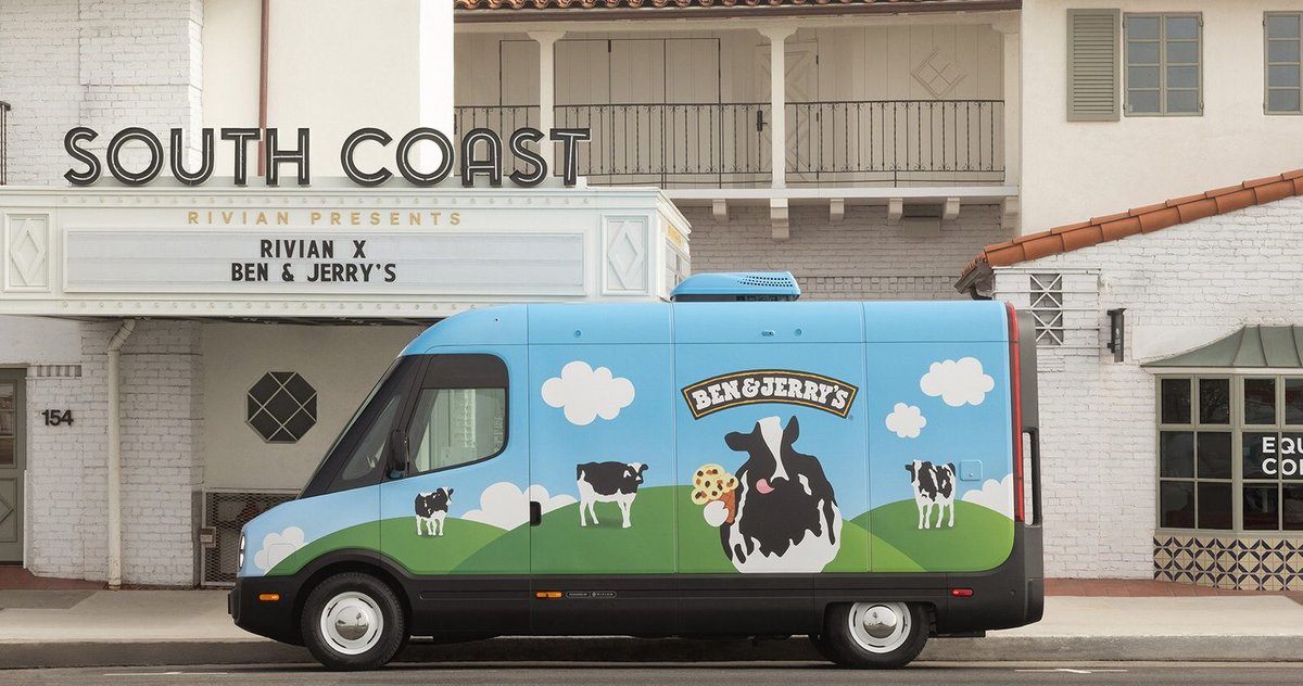 Ben & Jerry’s and Rivian Debut EV Scoop Trucks | EV Magazine