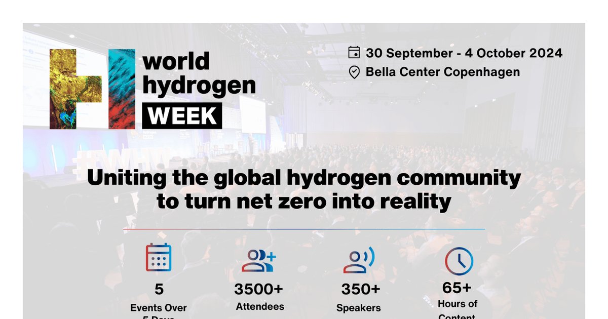 World Hydrogen Week | Sustainability Magazine