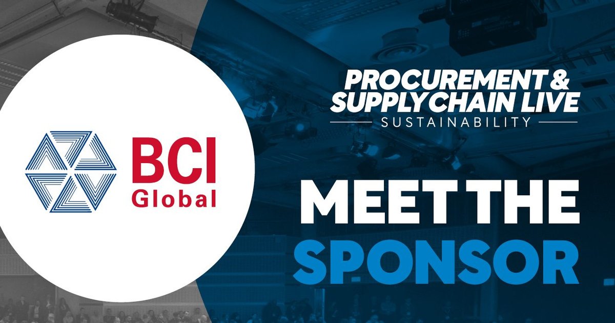 BCI Global Sponsor PSC LIVE: Sustainability 2025 | Procurement Magazine