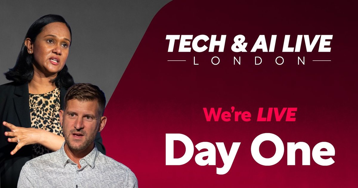 WE'RE LIVE: Day 1 of Tech & AI LIVE London 2025 is Under Way ...