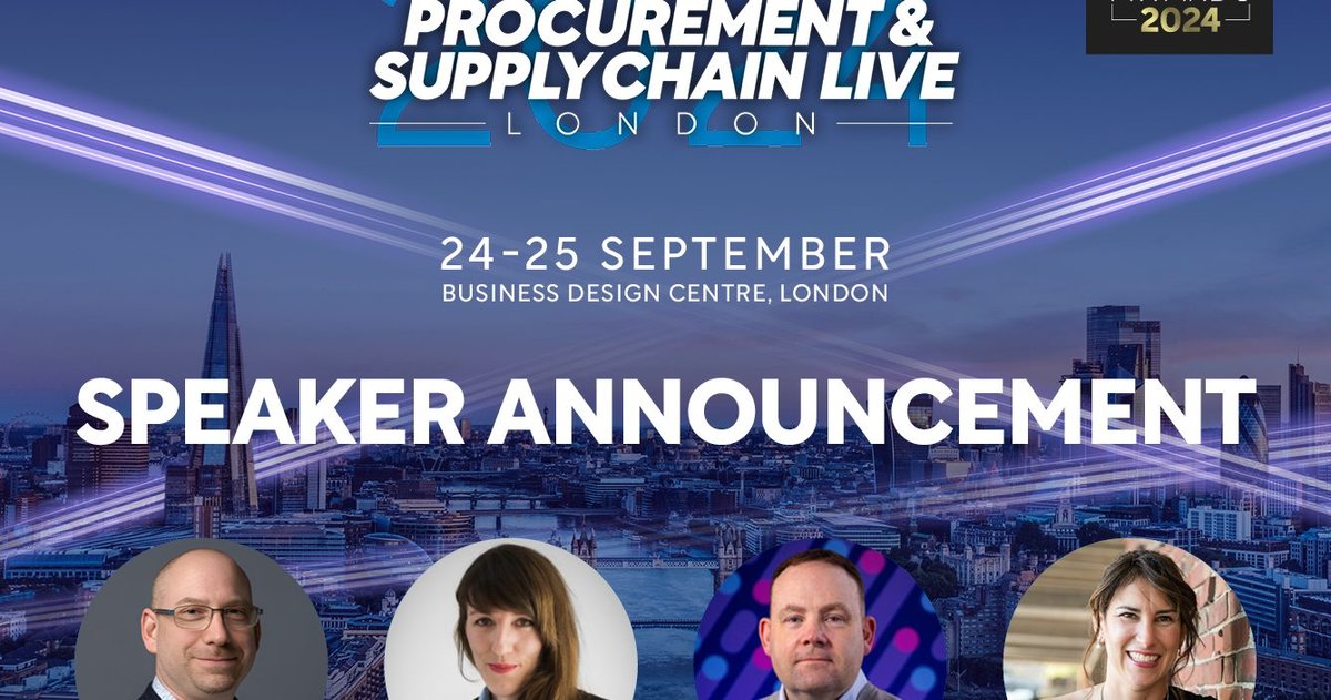 Industry Leaders Join Procurement & Supply Chain LIVE London | Supply ...